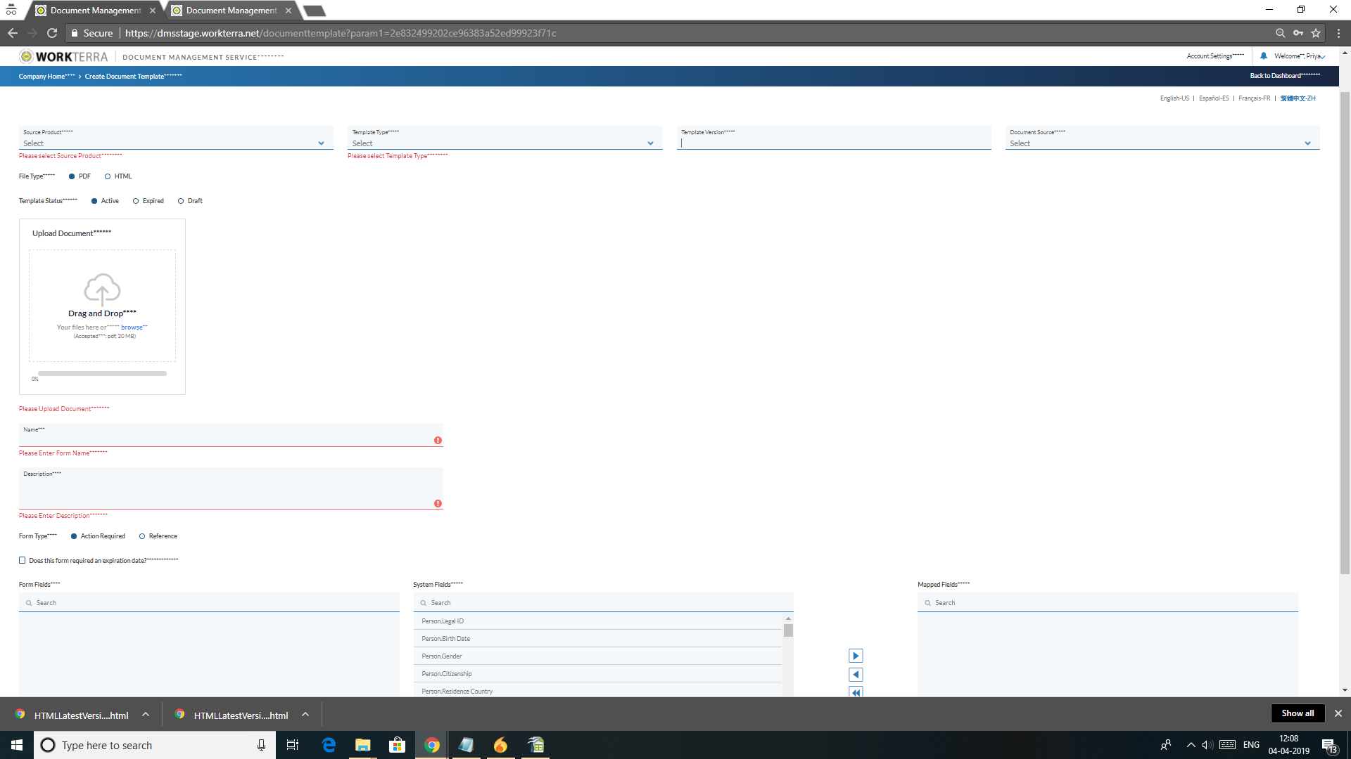 Dms 1060 Dms Localization All Language Create Template